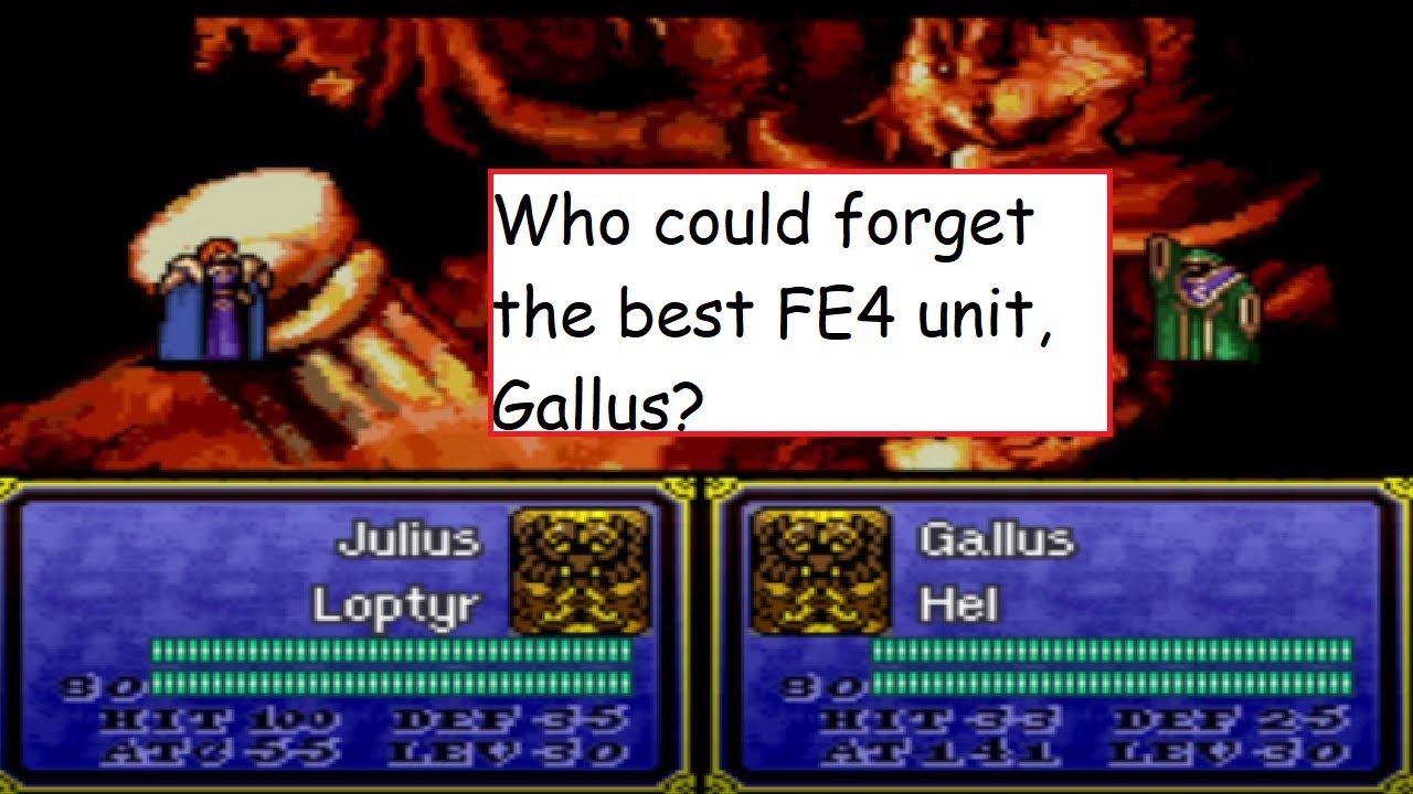 Gallus Is The Best FE4 Character: FE4 Substitute Run Episode 26 - YouTube