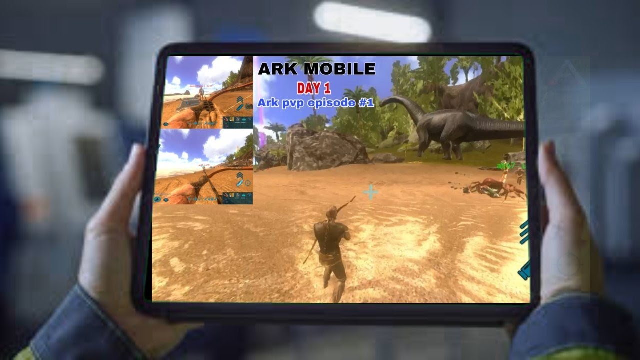 Ark mobile gameplay | start new journey | ark mobile pvp - YouTube