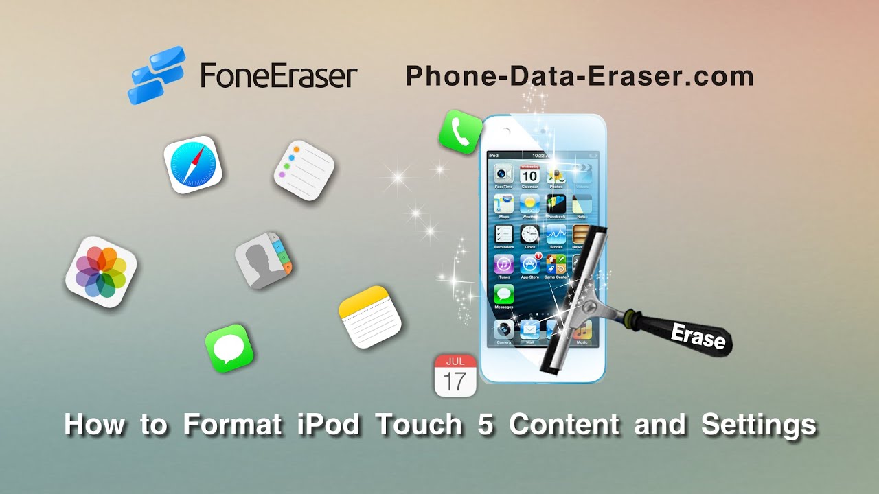 How to Format iPod Touch 5 Content and Settings - iPod Touch 5 Format ...