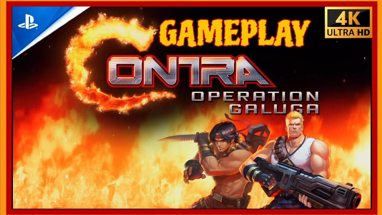 CONTRA Operation Galuga PS5 4K GAMEPLAY - YouTube