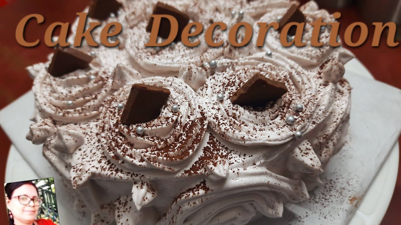 Homemade cake decorating | Easy cake decoration ideas | How to make ...