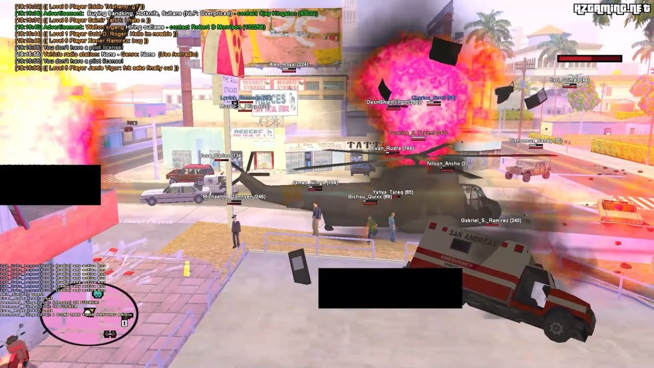 SAMP HZRP - Extreme Warping With NUKES (Hacking/Cheating/DM) - YouTube