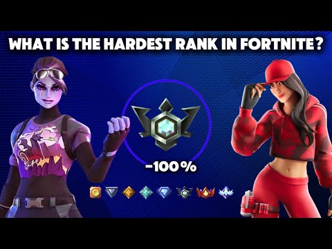 Whats the hardest Rank in Fortnite? - YouTube