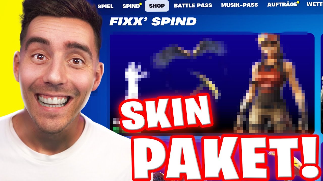 MEIN SKIN PAKET IST IN FORTNITE!😍 - YouTube