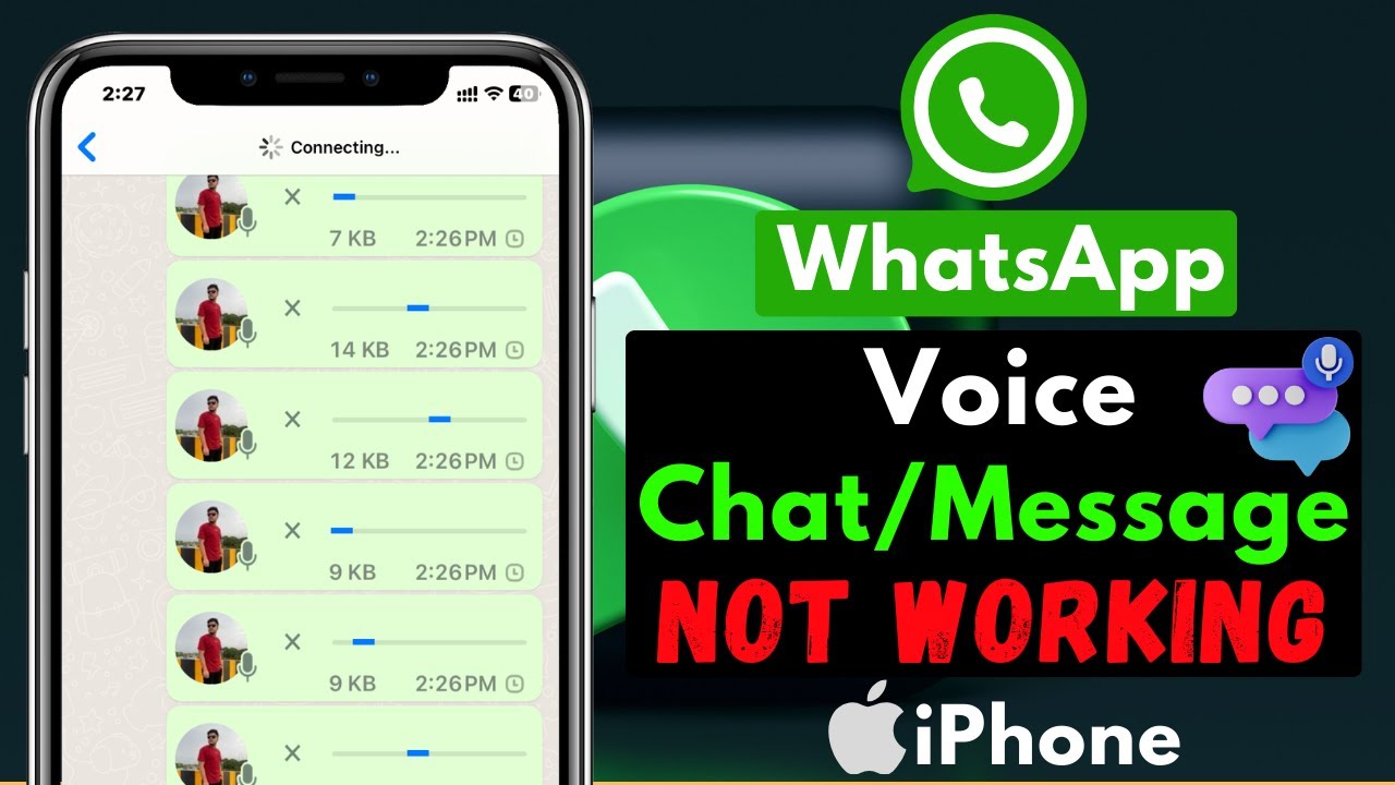 How To Fix WhatsApp Voice Chat/Message Problem on iPhone | WhatsApp Voice Chat Not Working - YouTube