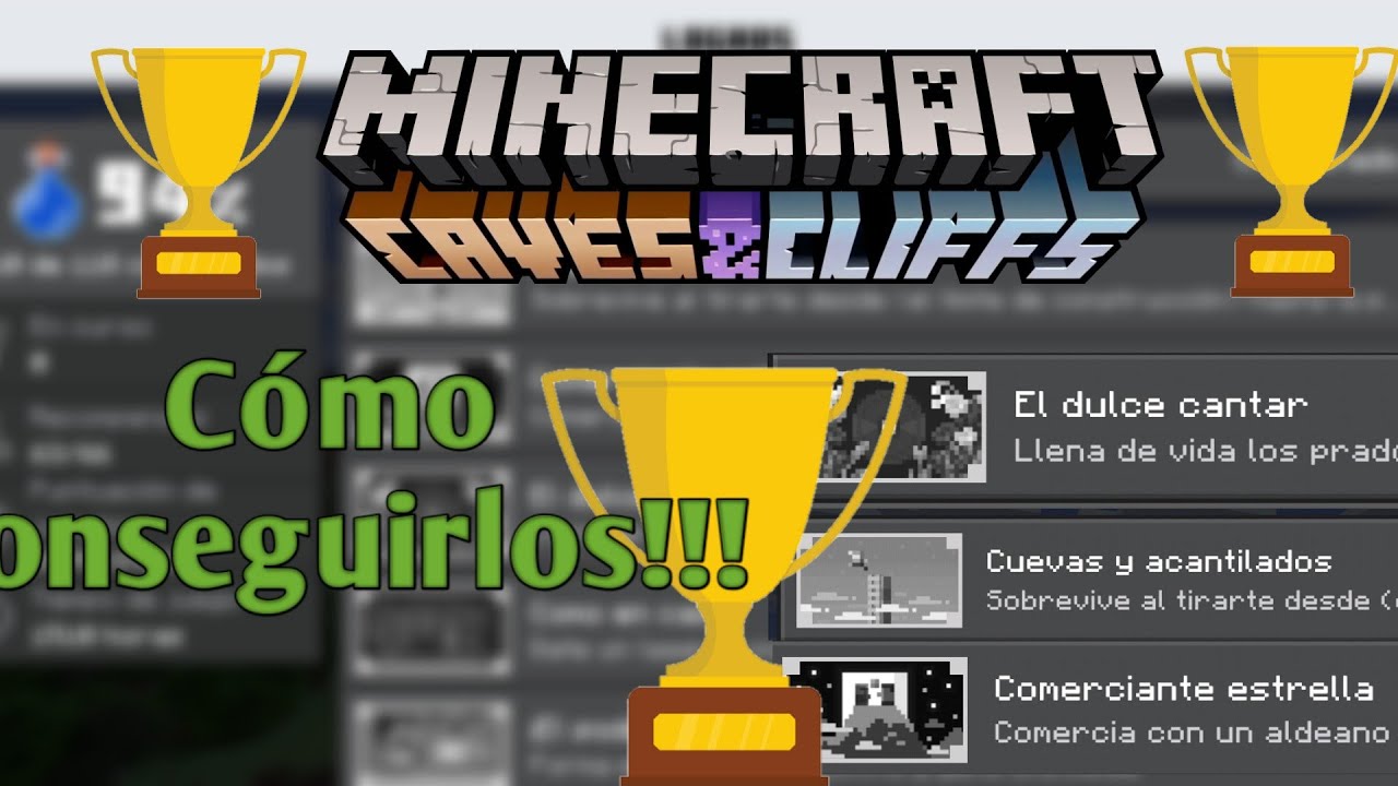 Como completar los nuevos logros de la 1.18 de minecraft | Minecraft ...