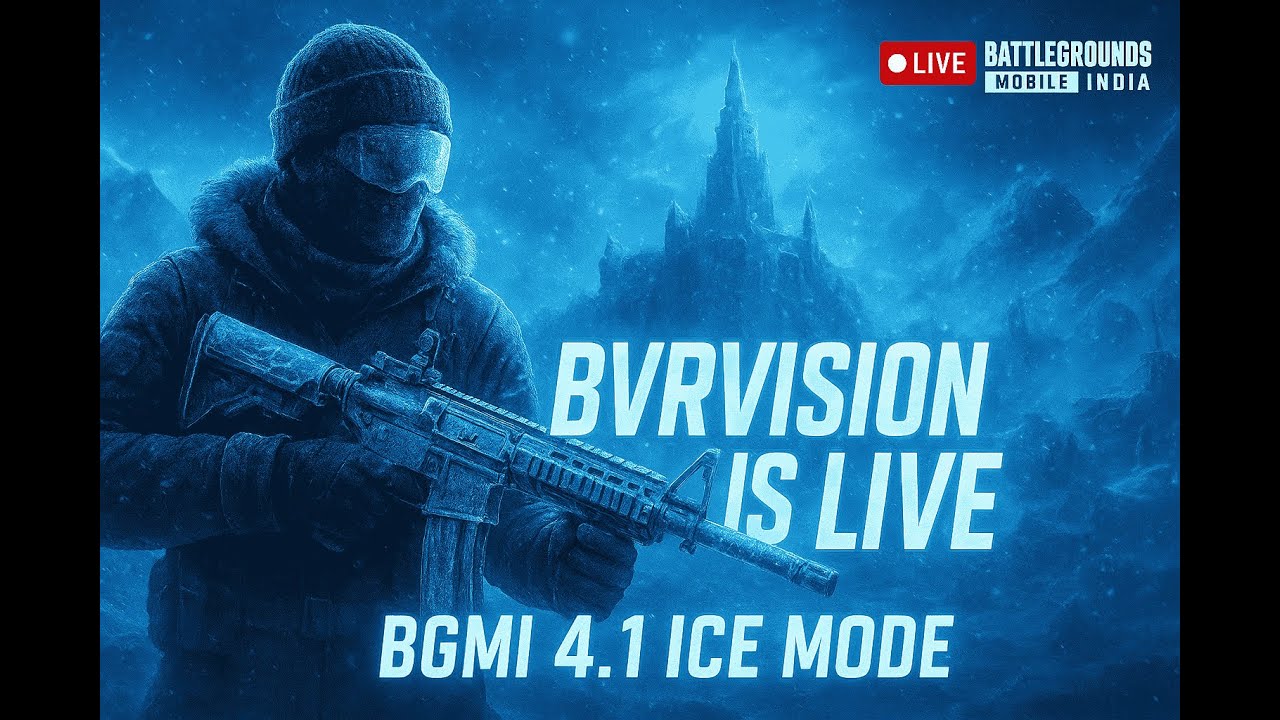 BGMI 4.1 UPDATE IS LIVE | Ice Mode Full Rush Gameplay || BVRVISION IS ...
