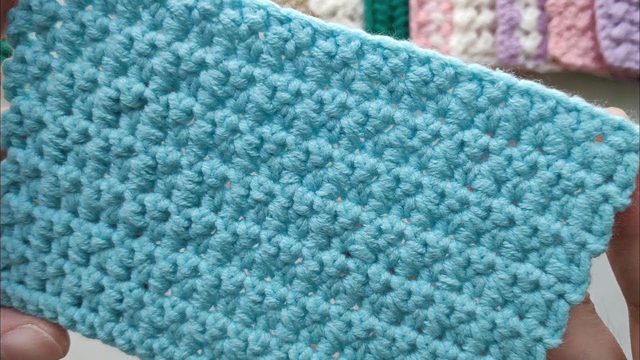 Dense Grid Crochet Pattern How-tos/Patterns/Tutorials - YouTube