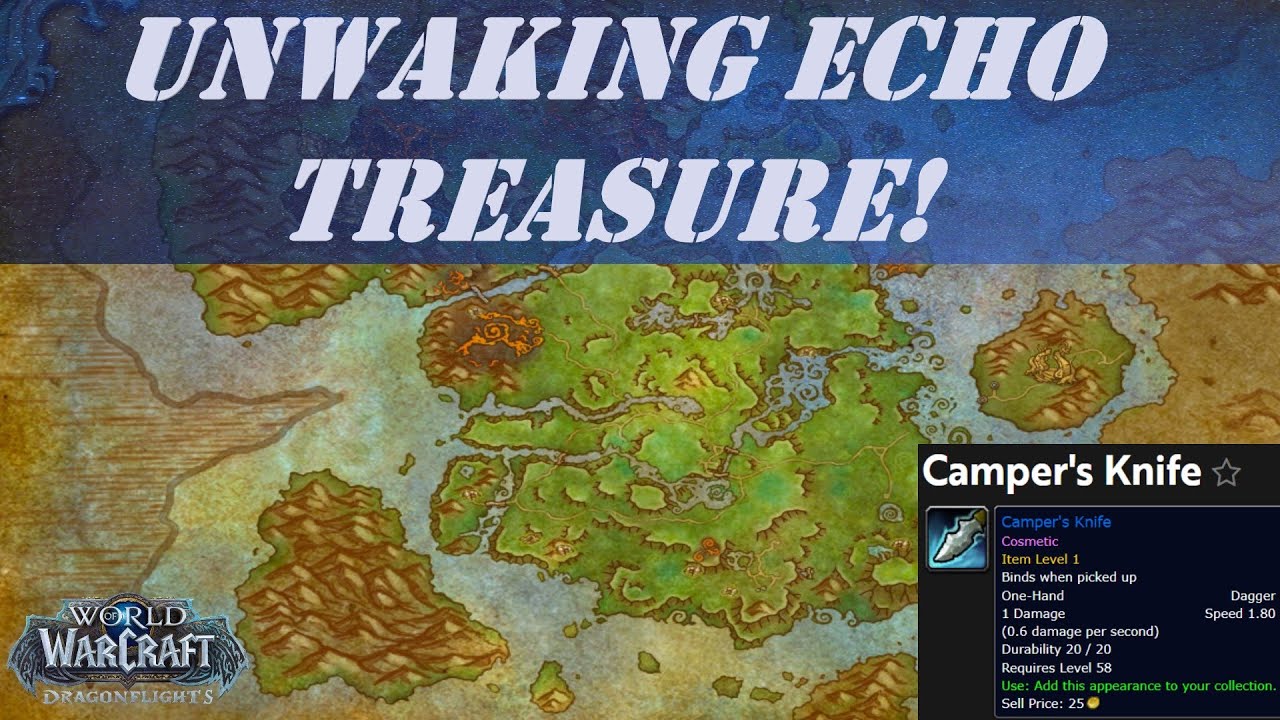 How to Open Unwaking Echo Treasure in Emerald Dream | Camper's Knife ...