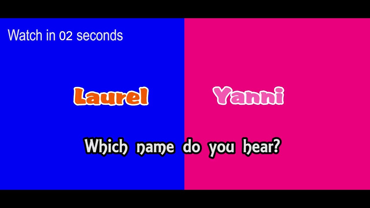 LAUREL OR YANNY ?? Everyones Going Crazy Over This Audio Illusion - YouTube