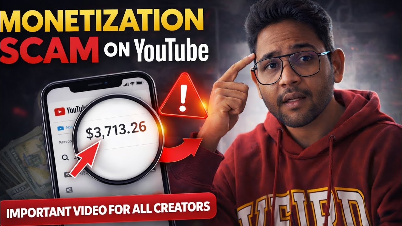 Monetization scam on Youtube ? Important video for all creators 🧐 - YouTube