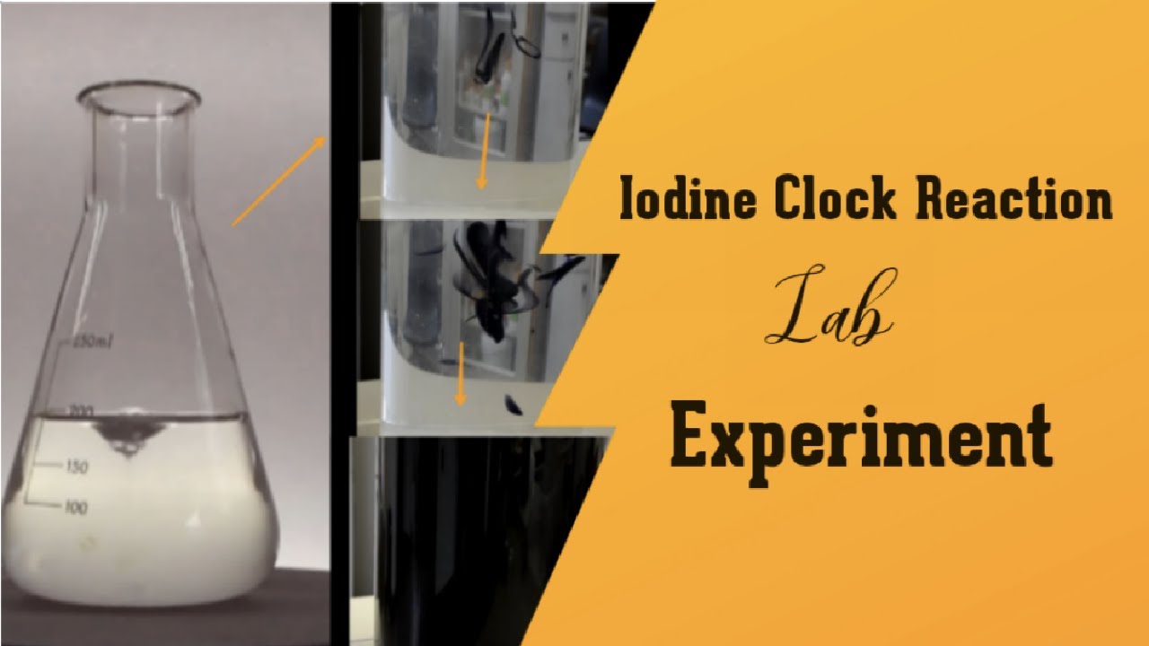 Iodide Clock Reaction with slow motion video -Lab Experiment. - YouTube