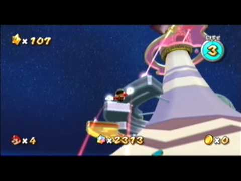 Super Mario Galaxy - Red Star Mario transformation - YouTube