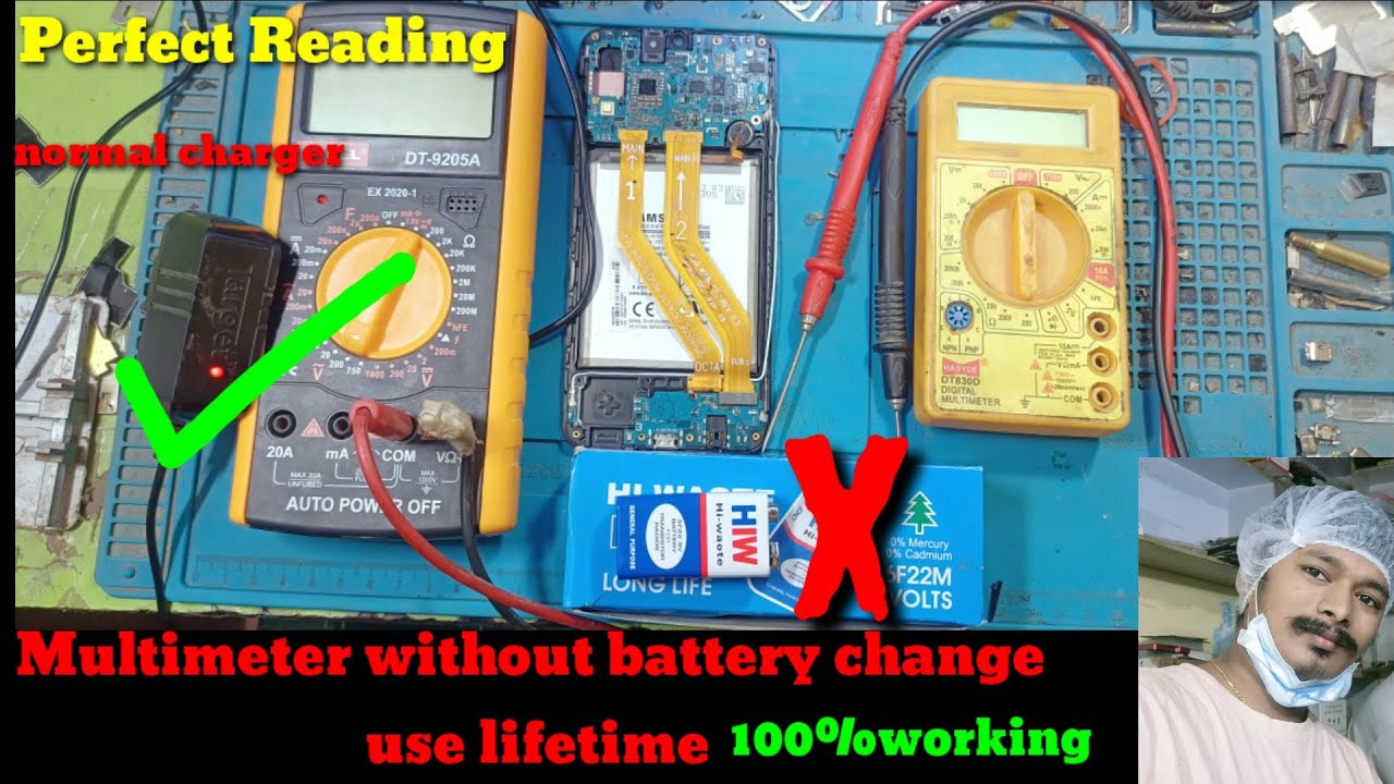 how to use multimeter without battery/bina battery ka multimeter kaise ...
