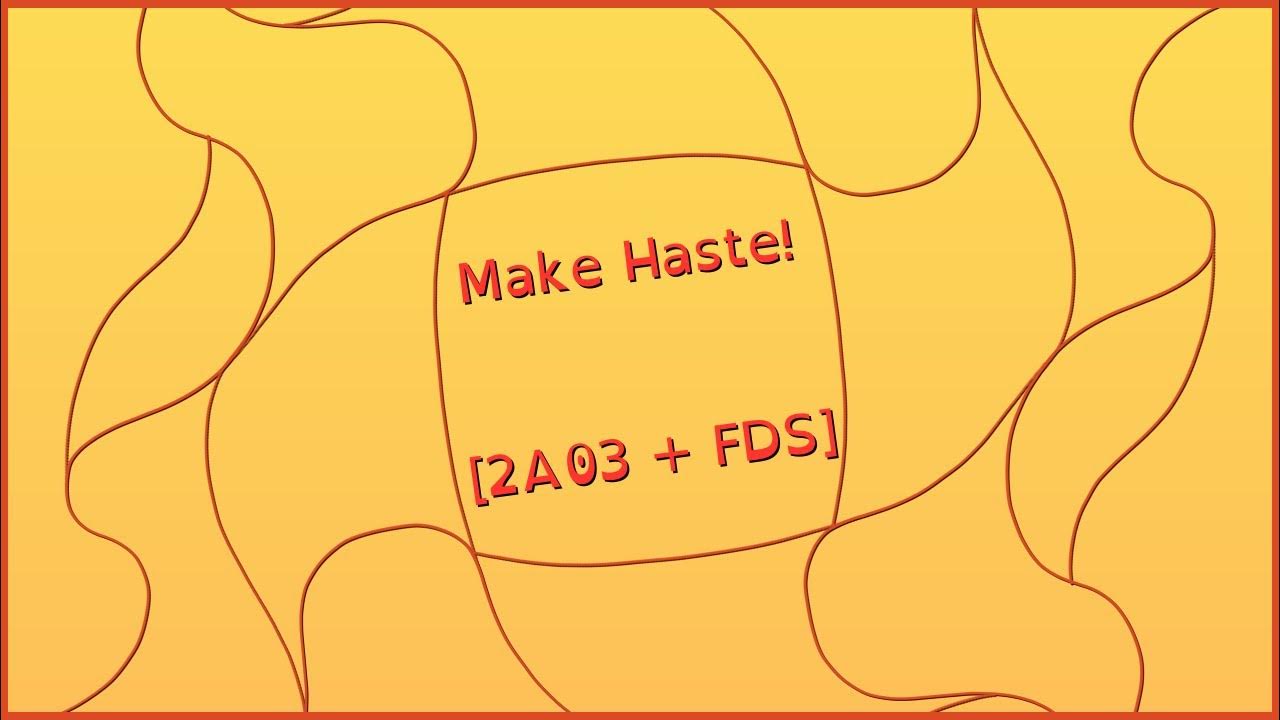 Make Haste! - Original FamiStudio Composition [2A03 + FDS] - YouTube