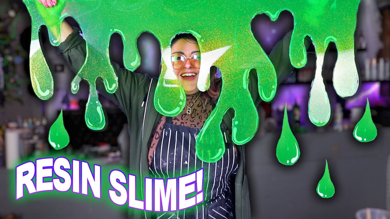 RESIN SLIME IS OOZING OUT OF MY WALLS!! 😱 RESIN SLIME NEON LIGHTS ...