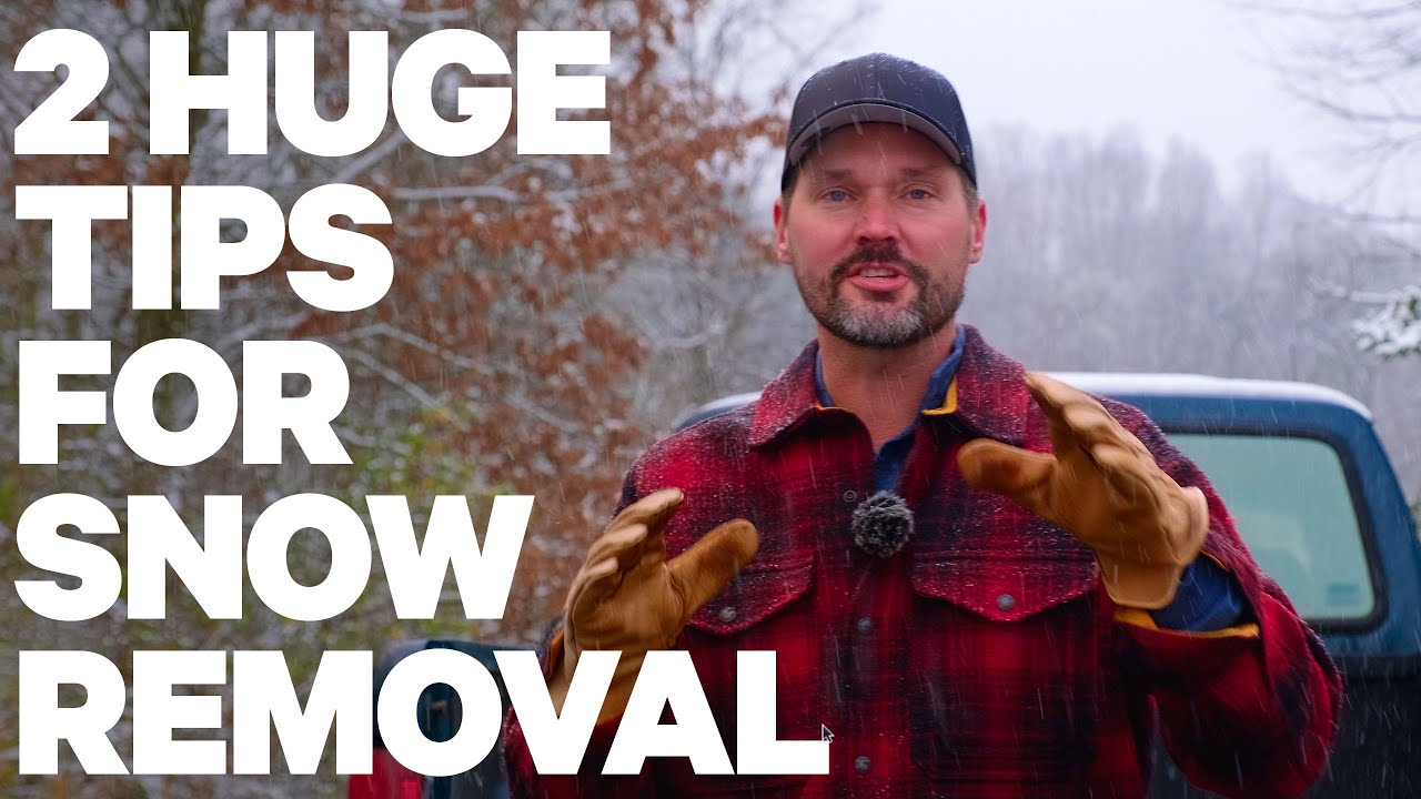 2 CRITICAL TIPS FOR PLOWING SNOW (and 5 bonus strategies) - YouTube