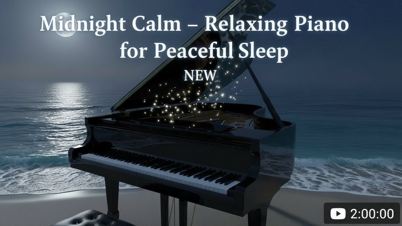 Midnight Calm – Relaxing Piano for Peaceful Sleep Made with Clipchamp ...