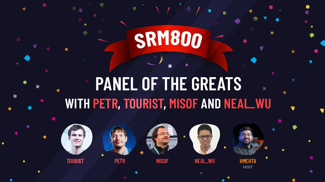 SRM 800 - A Memorable Milestone! - YouTube