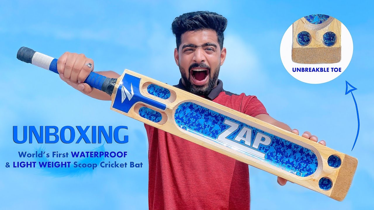 UNBOXING a New ZAP Tennis Scoop Bat | Waterproof & Unbreakable Toe ...