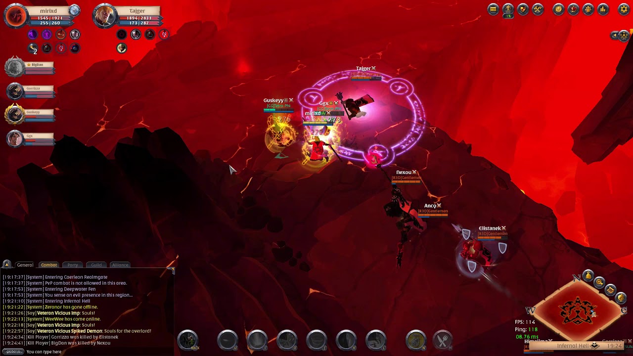Albion Online - SUN new team first fights 300817 - YouTube