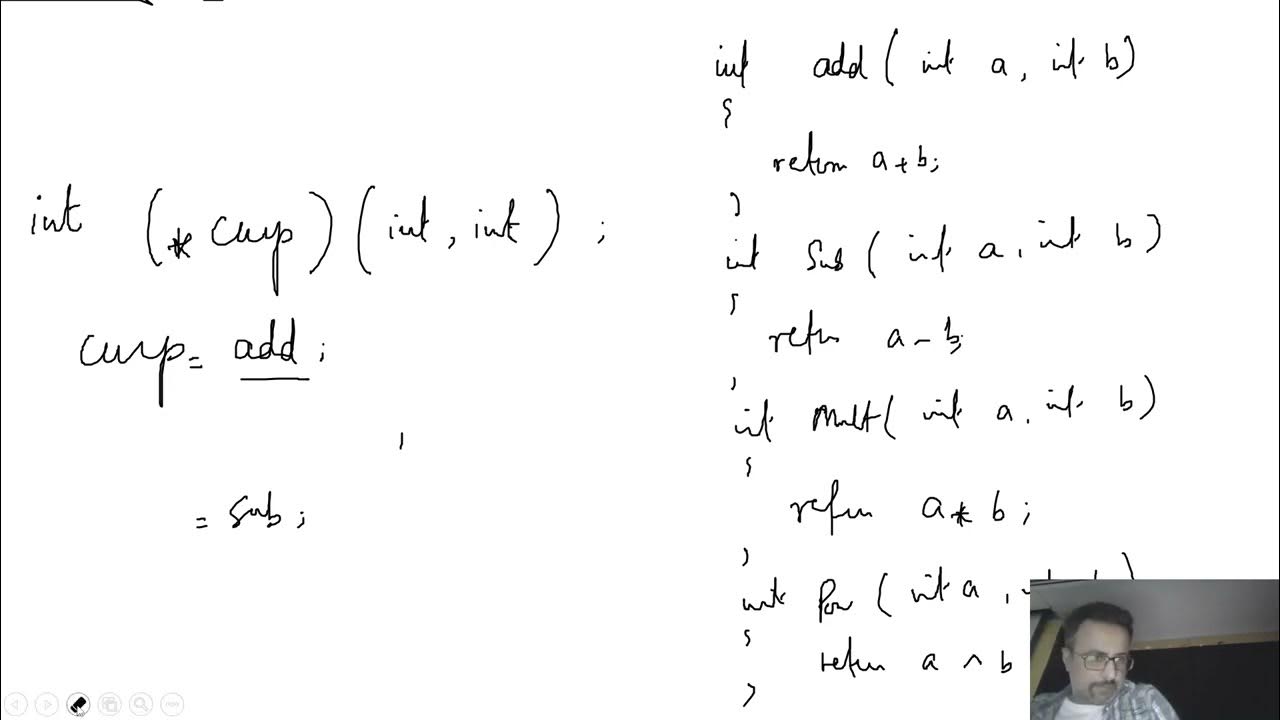OOP 2024 | Lecture 28 | Function Pointer - YouTube