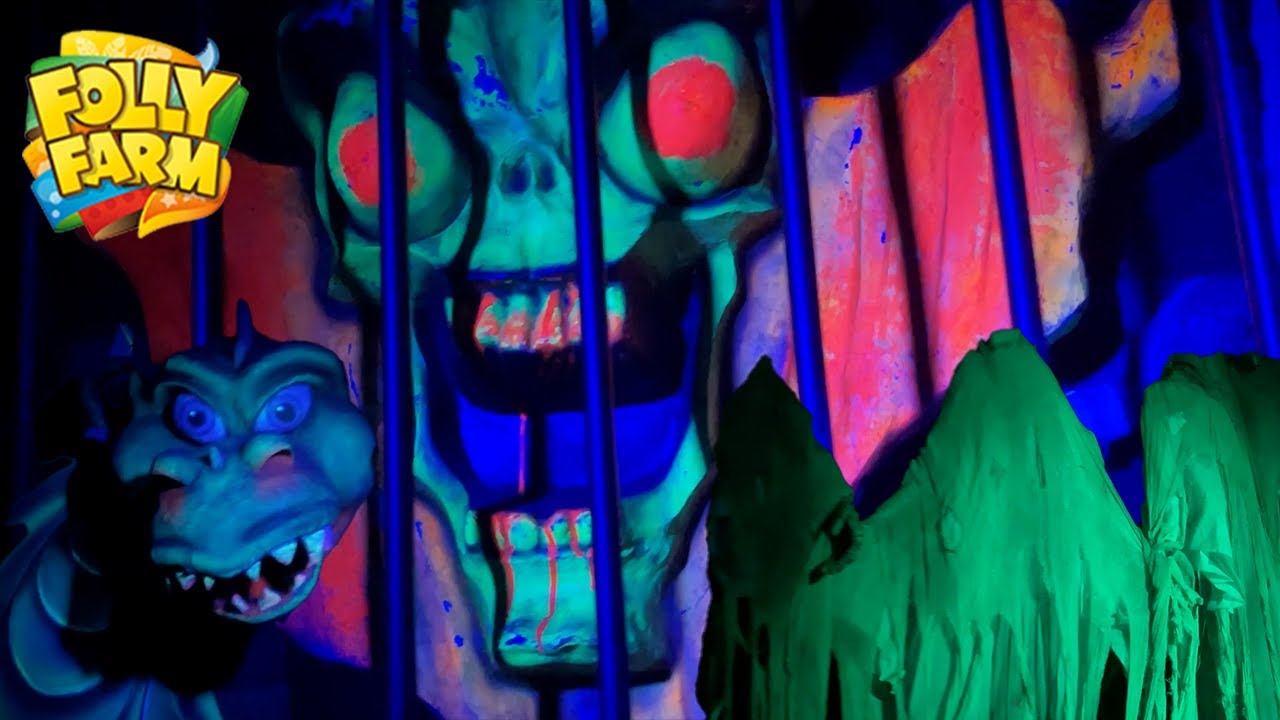 Incredible Unique Vintage Ghost Train Full POV HD - Folly Farm Wales ...