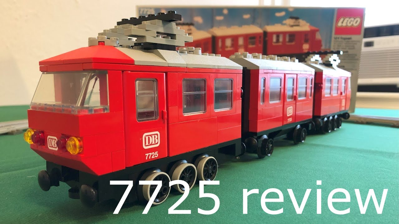 Lego 7725 Electric Passenger Train unboxing and review - YouTube
