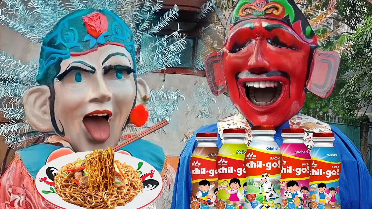 WOW! Ondel Ondel Merah Punya Banyak Susu Chilgo dengan berbagai Rasa ...