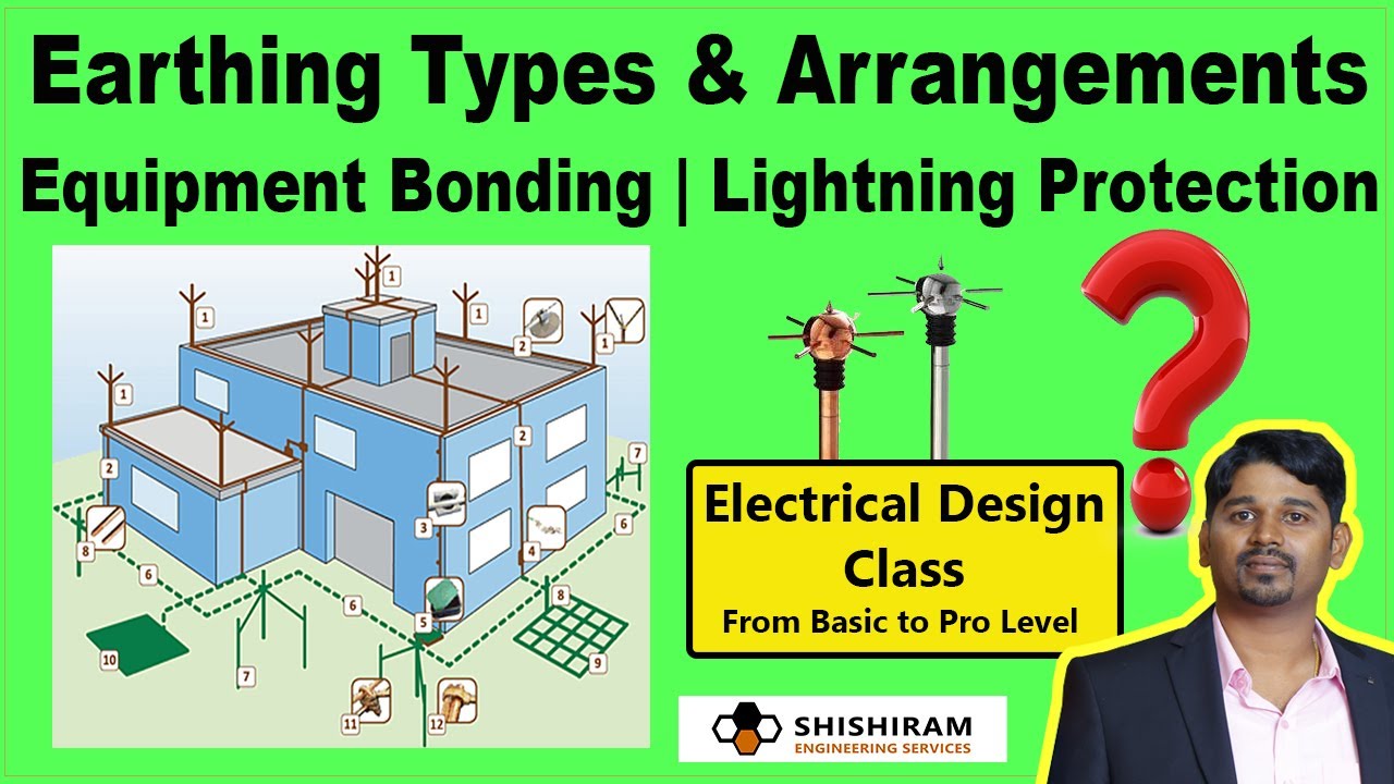 Electrical Design Class-46 | Earthing | Type Earthing Network | TN | TT ...