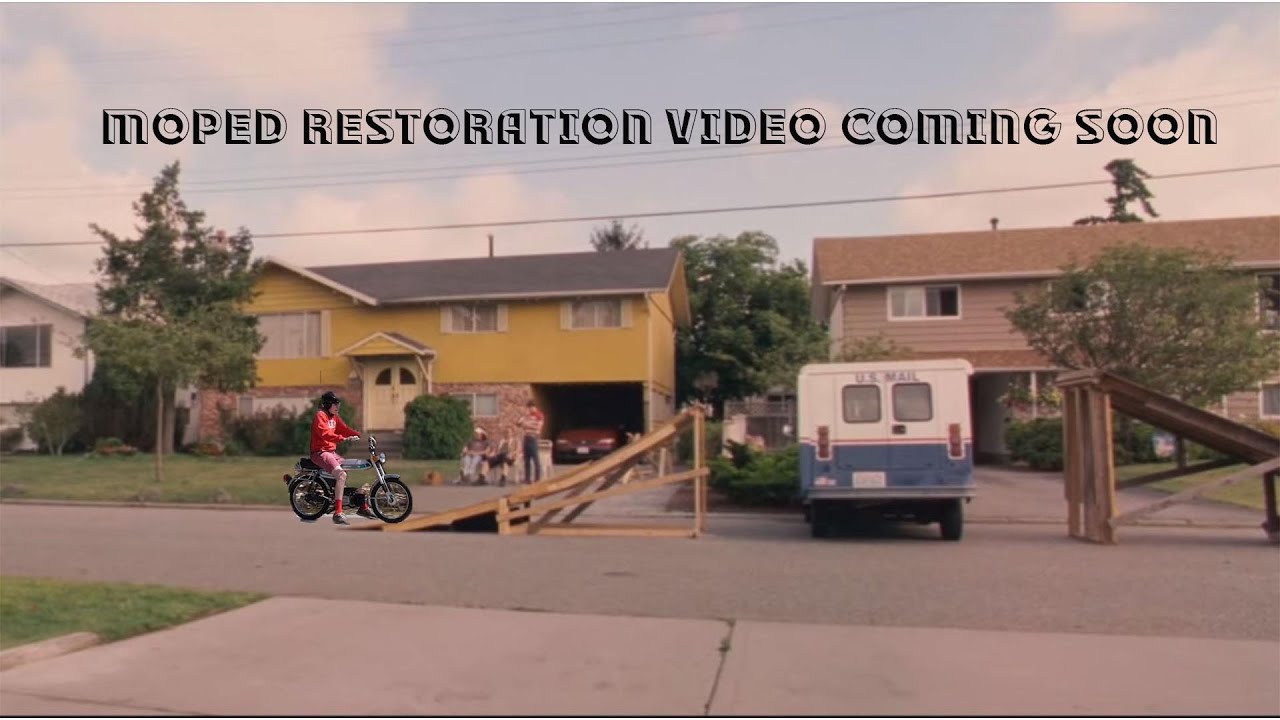 Moped restoration video coming soon. (scene recreation) - YouTube
