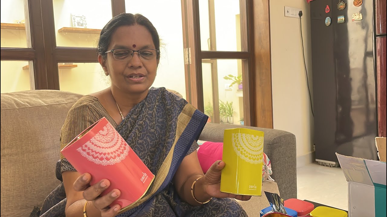 ஊர்லேருந்து பலகார பெட்டி வந்தாச்சு / #www.oorla.com - YouTube