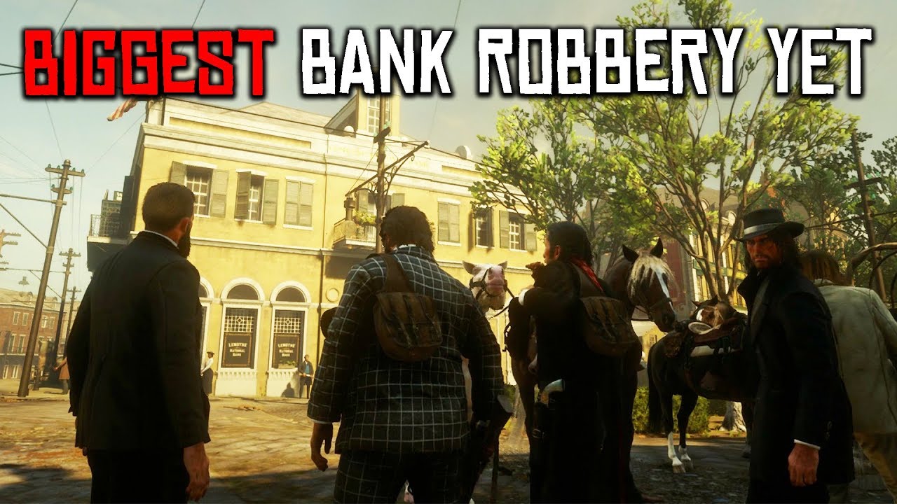 BIGGEST BANK ROBBERY YET RDR2 OUTLAWS 14 YouTube biggest-bank-robbery-yet-rdr2-outlaws-14-youtube