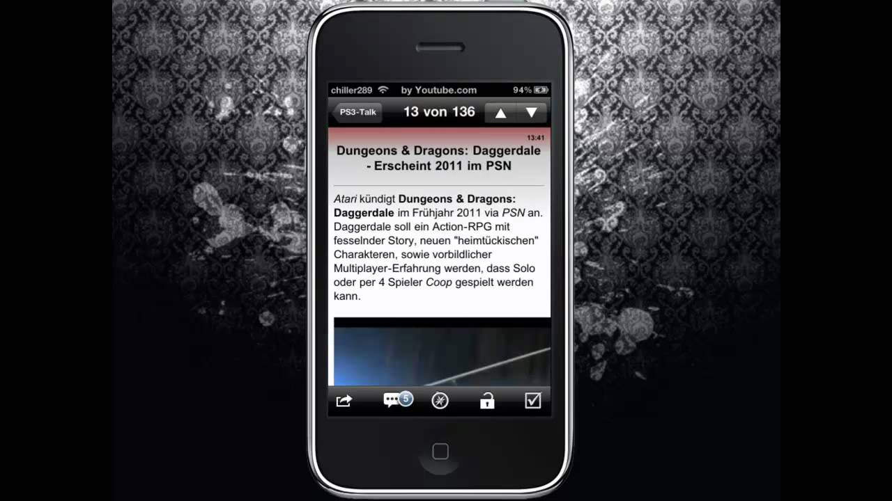 1# App Review | PS3 Talk für iPhone/ iPod touch - YouTube
