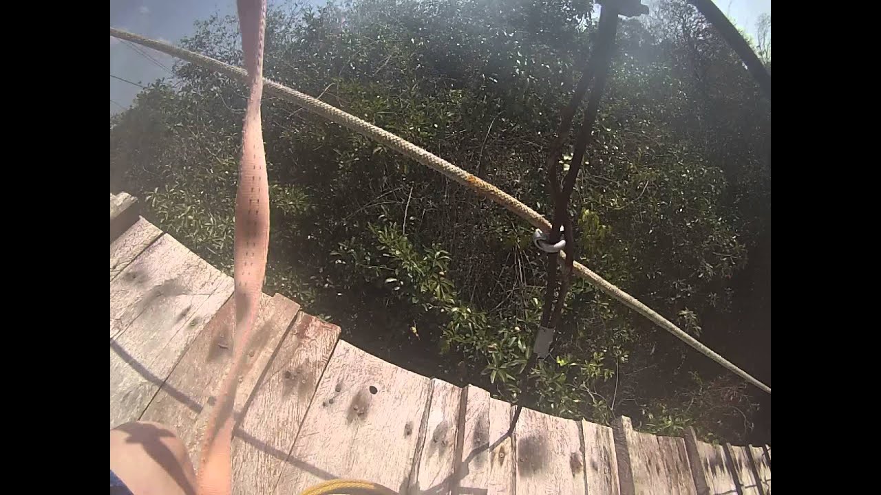 Zip Line In Tulum Mexico (Clip 2) - YouTube