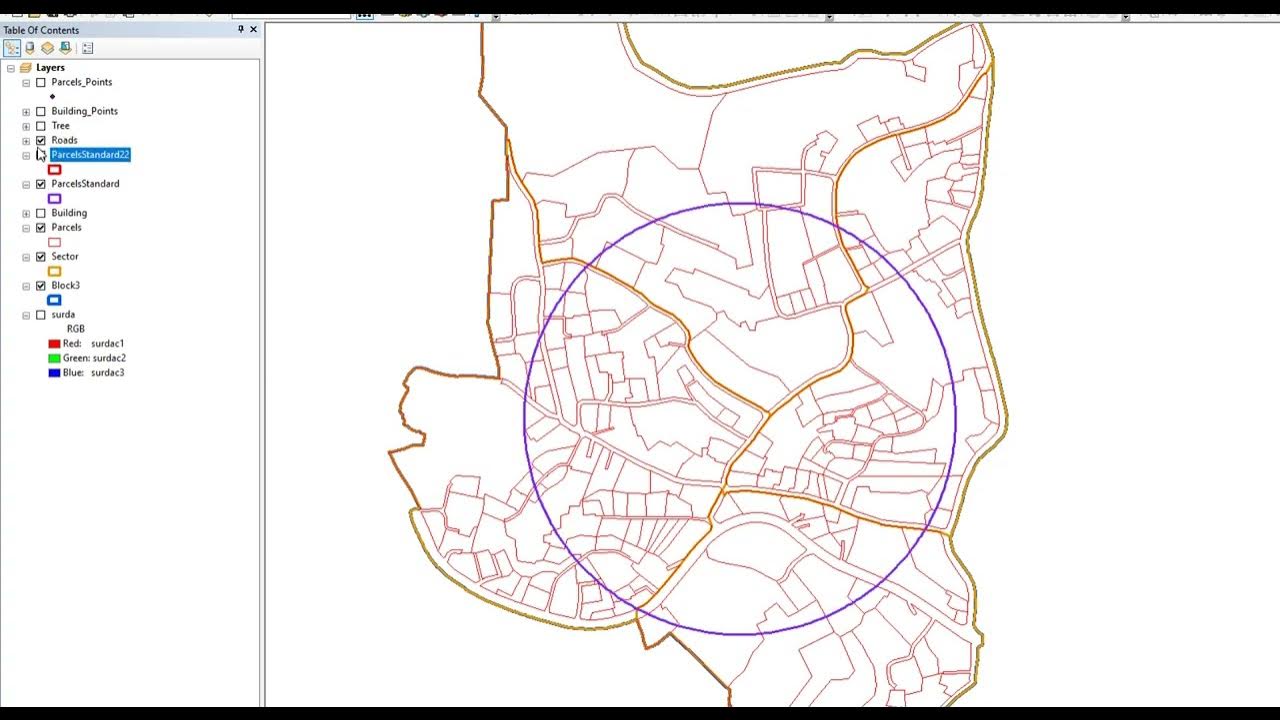 Standard Distance Tool ArcMap - YouTube
