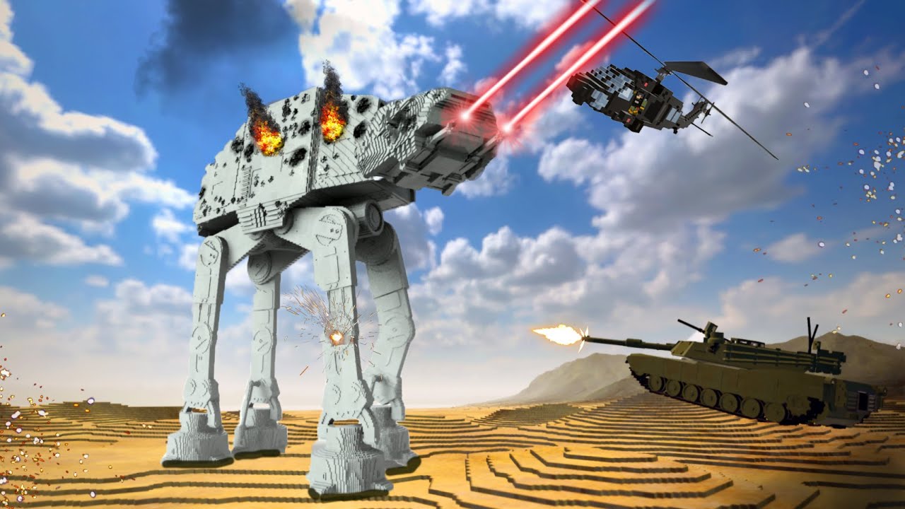 Realistic AT-AT Destruction #7 | Teardown - YouTube