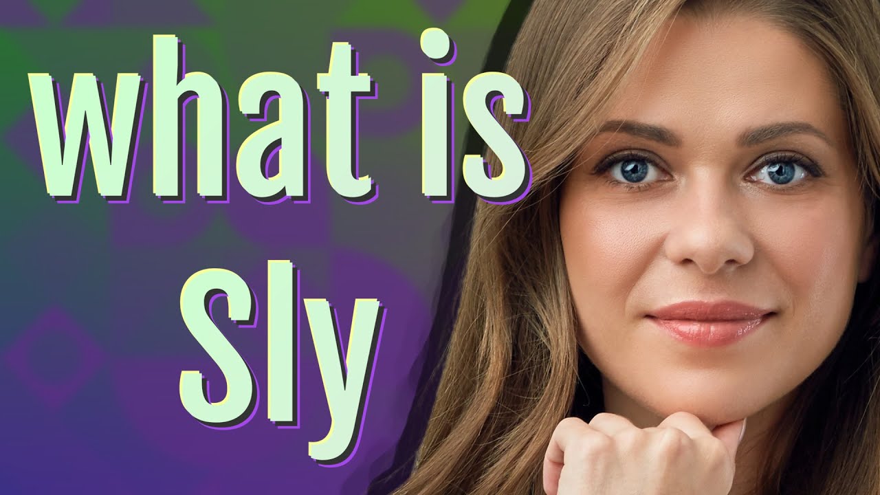 Sly Meaning Of Sly YouTube Sly Meaning Of Sly YouTube