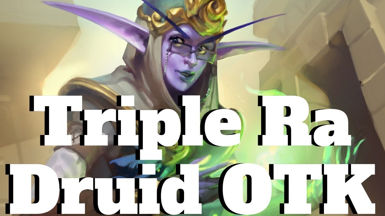 Triple Highkeeper Ra Druid! Mogu Cultist Wombo Combo OTK! [Hearthstone ...