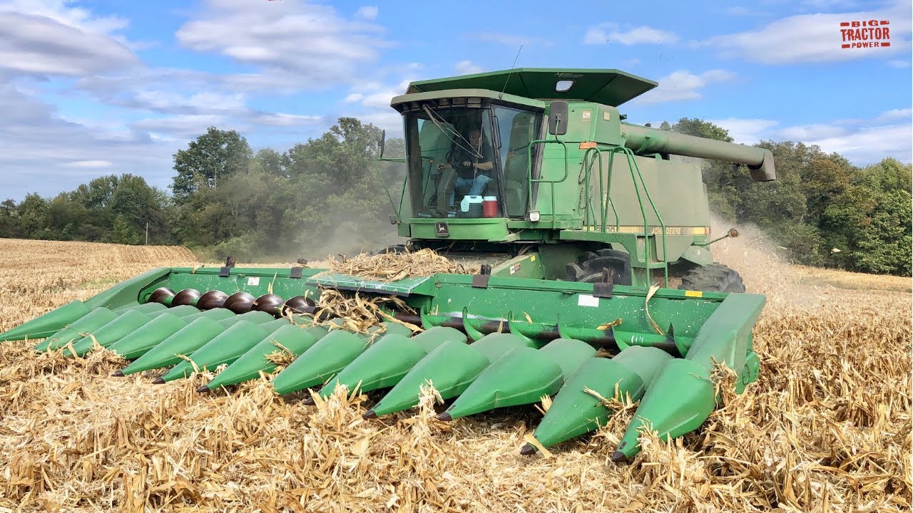 JOHN DEERE 9600 Combine Harvesting Corn YouTube john-deere-9600-combine-harvesting-corn-youtube