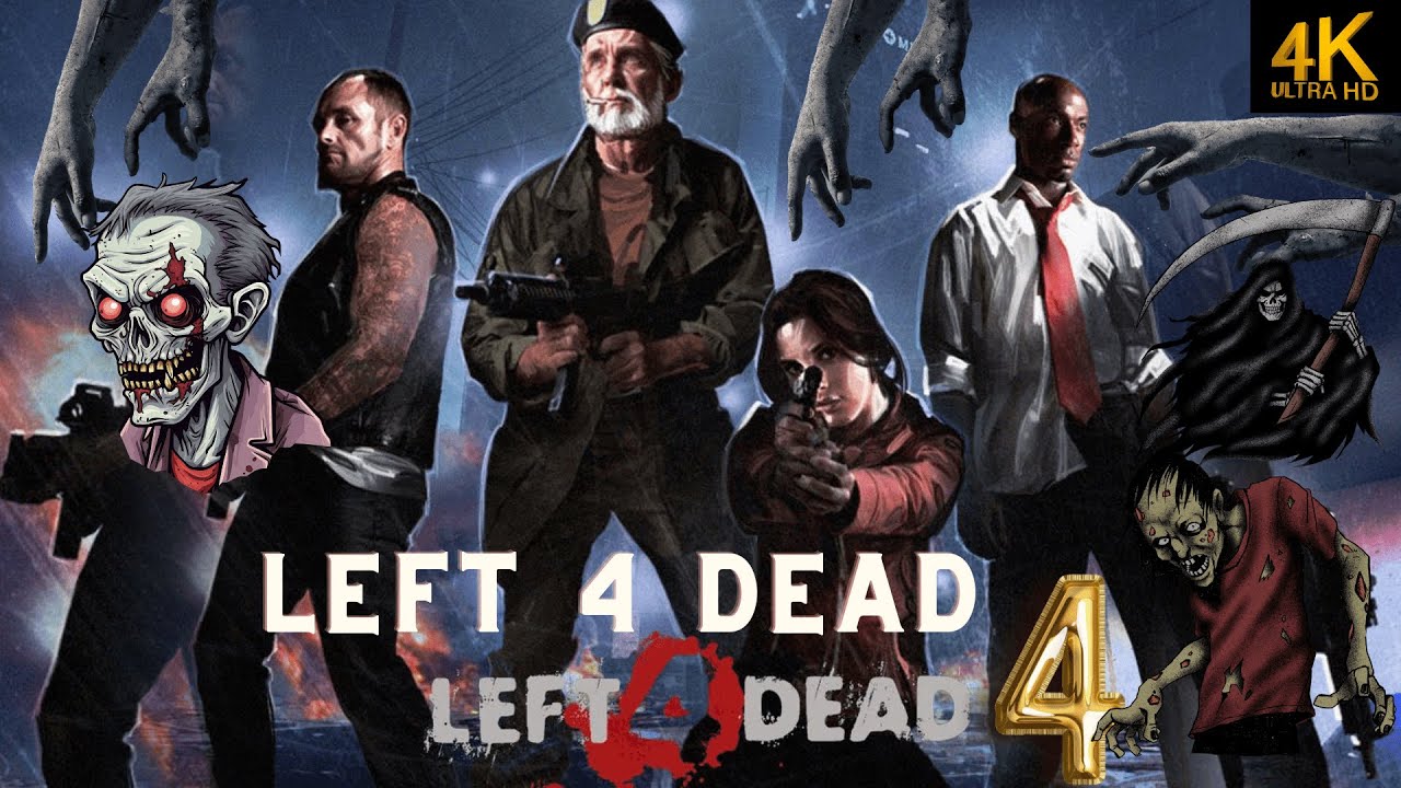 I WAS SURROUNDED BY THE WORST ZOMBIES | LEFT 4 DEAD 4 | ZOMBIE - YouTube