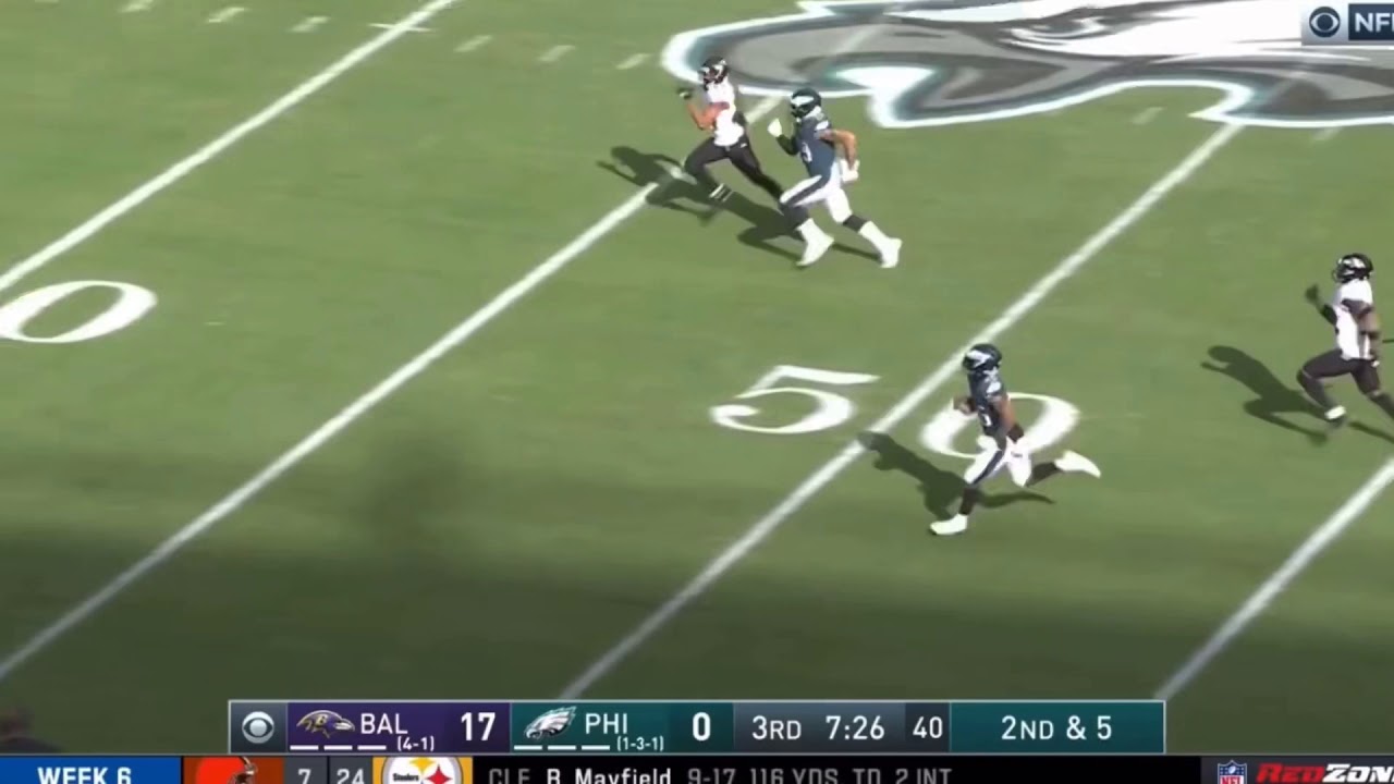 Eagles insane fumble recovery for touchdown! - YouTube