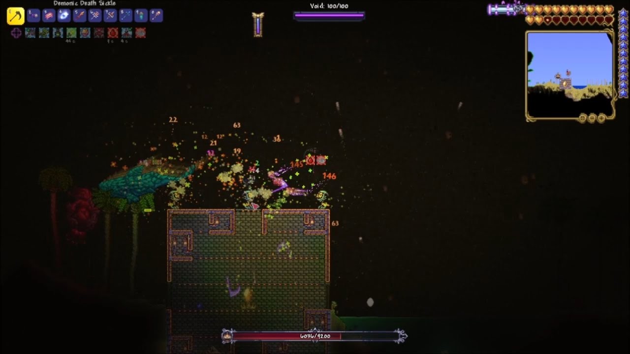 Modded Terraria World of Chaos: The Great Sand Shark (Part 67) - YouTube