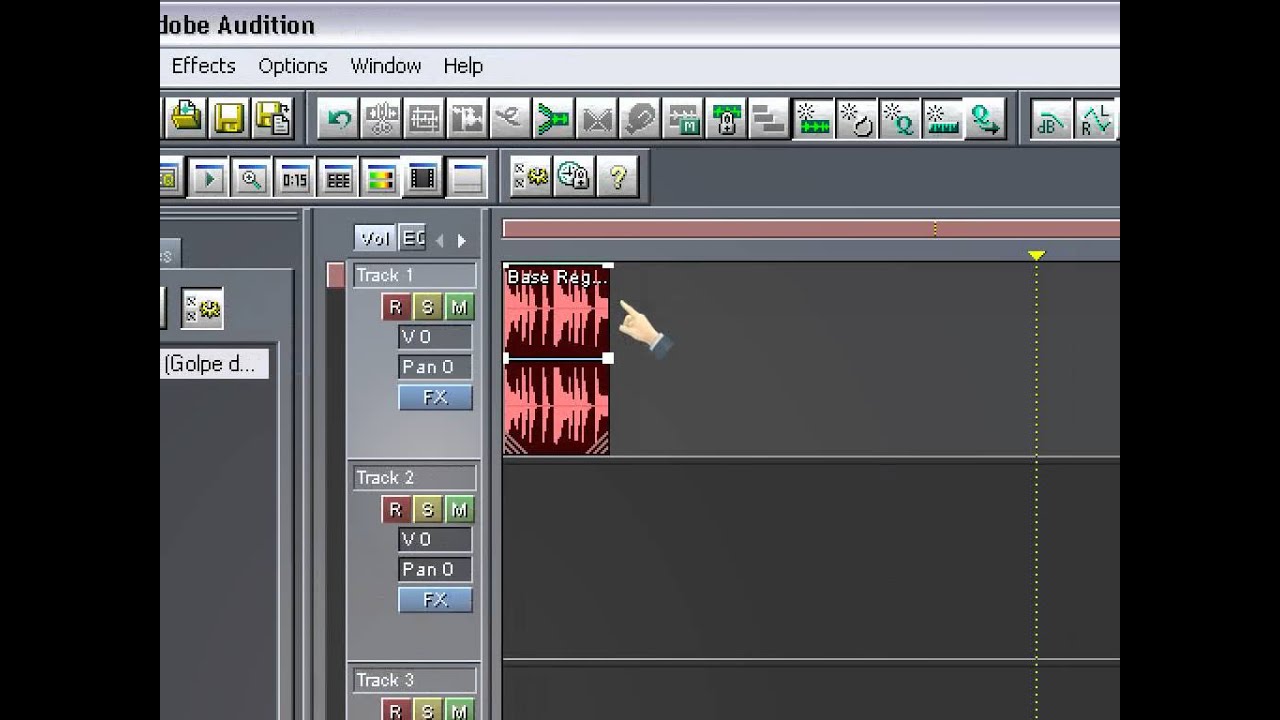 como hacer un loop en adobe audition 1.5 - YouTube