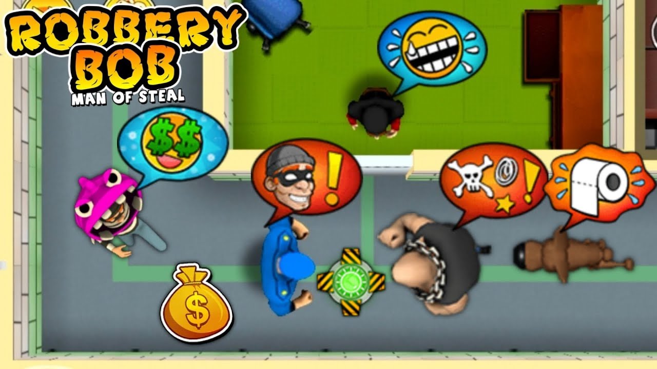 Robbery Bob - Prison vs Robbery Bob 2 Gameplay Walkthrough Ep 115 - YouTube