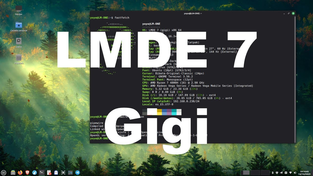 Llegó LMDE 7 y TIPS también para Debian 13 | PipeWire y MESA actualizados desde Debian Backports ...