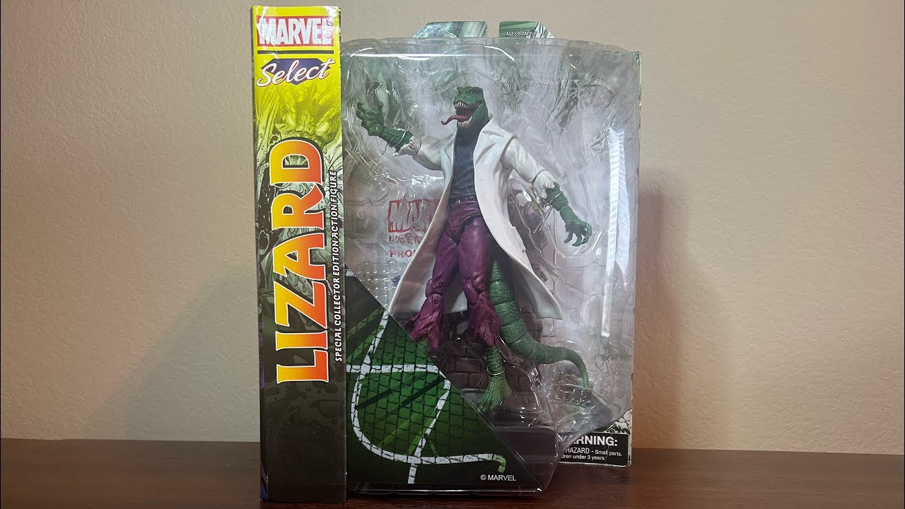 Marvel Select Lizard Unboxing - YouTube