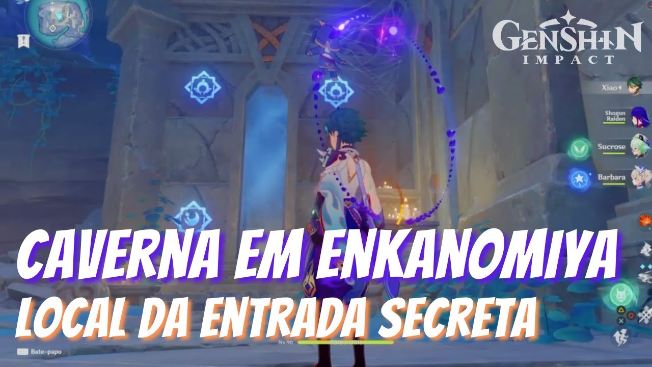 Como Desbloquear a Caverna Secreta no Coração da Serpente Enkanomiya ...