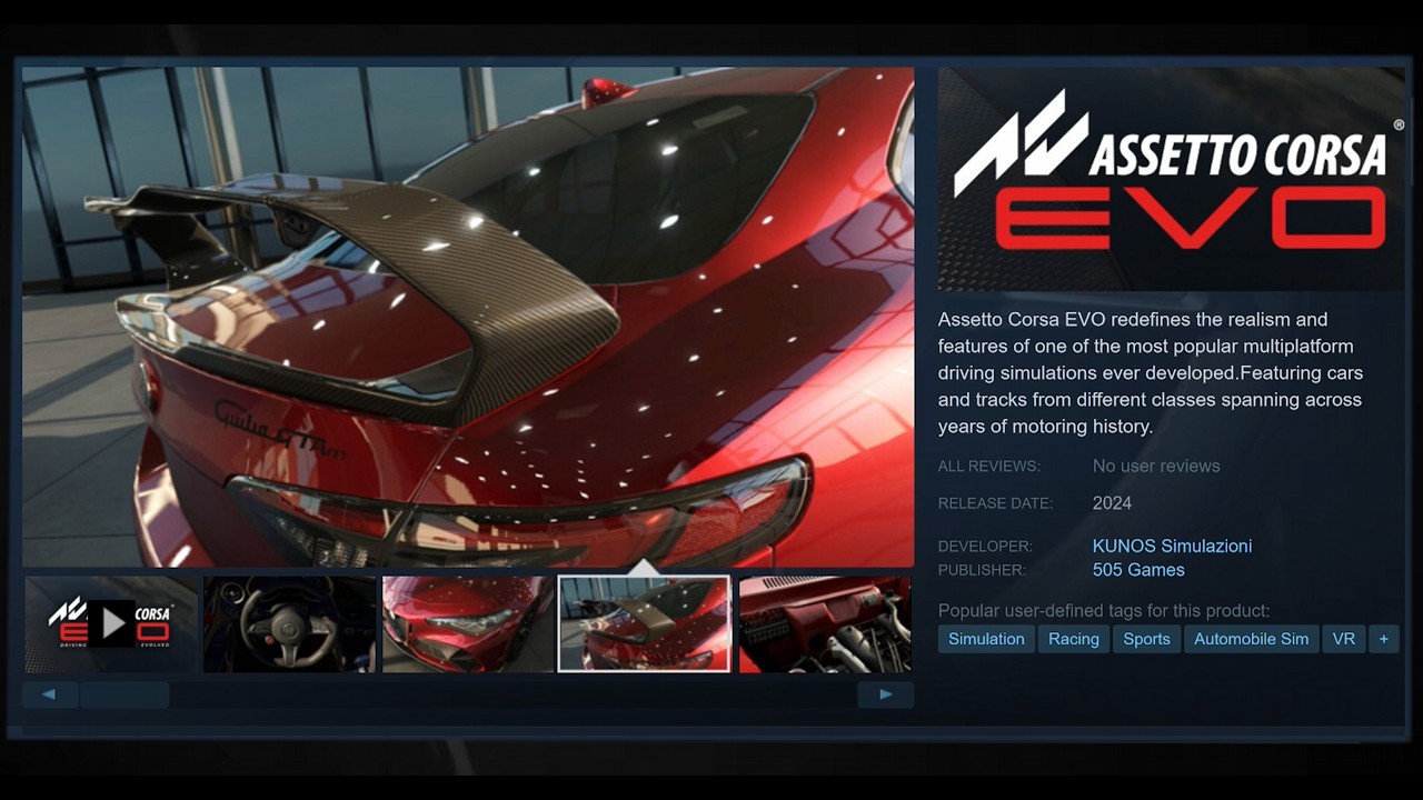 Here’s Hoping Assetto Corsa EVO launches with the best VR Support - YouTube