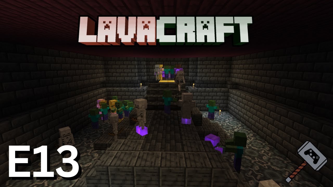 lavaCRAFT E13 | Dungeon Progress and Milo's Base | Minecraft SMP - YouTube